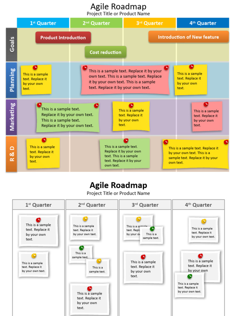 Model Agile Roadmap Presentation | PDF