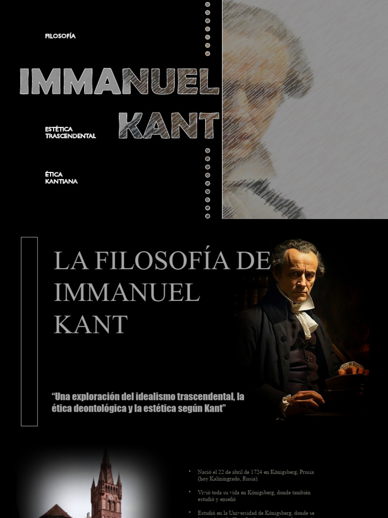 Filosofia de Immanuel Kant | PDF | Immanuel Kant | Moralidad
