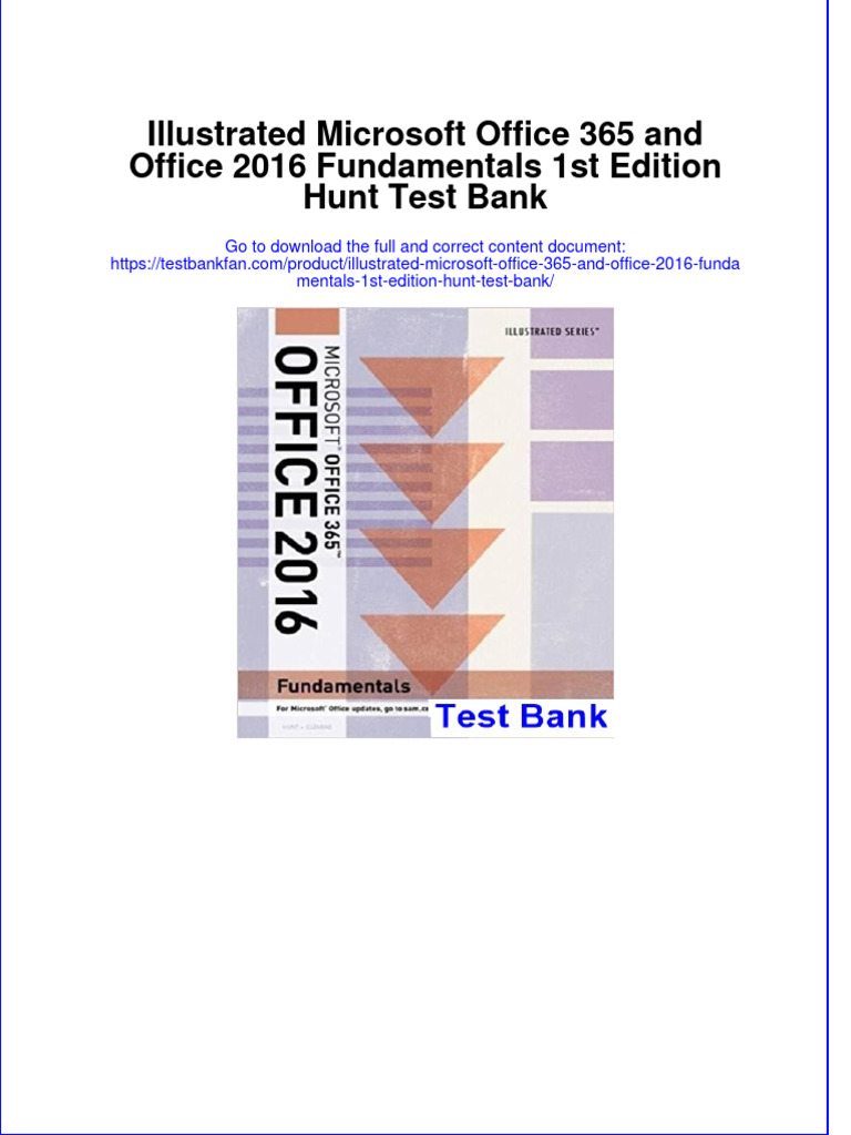 Full download Illustrated Microsoft Office 365 and Office 2016 ... Full download Illustrated Microsoft Office 365 and Office 2016 ...