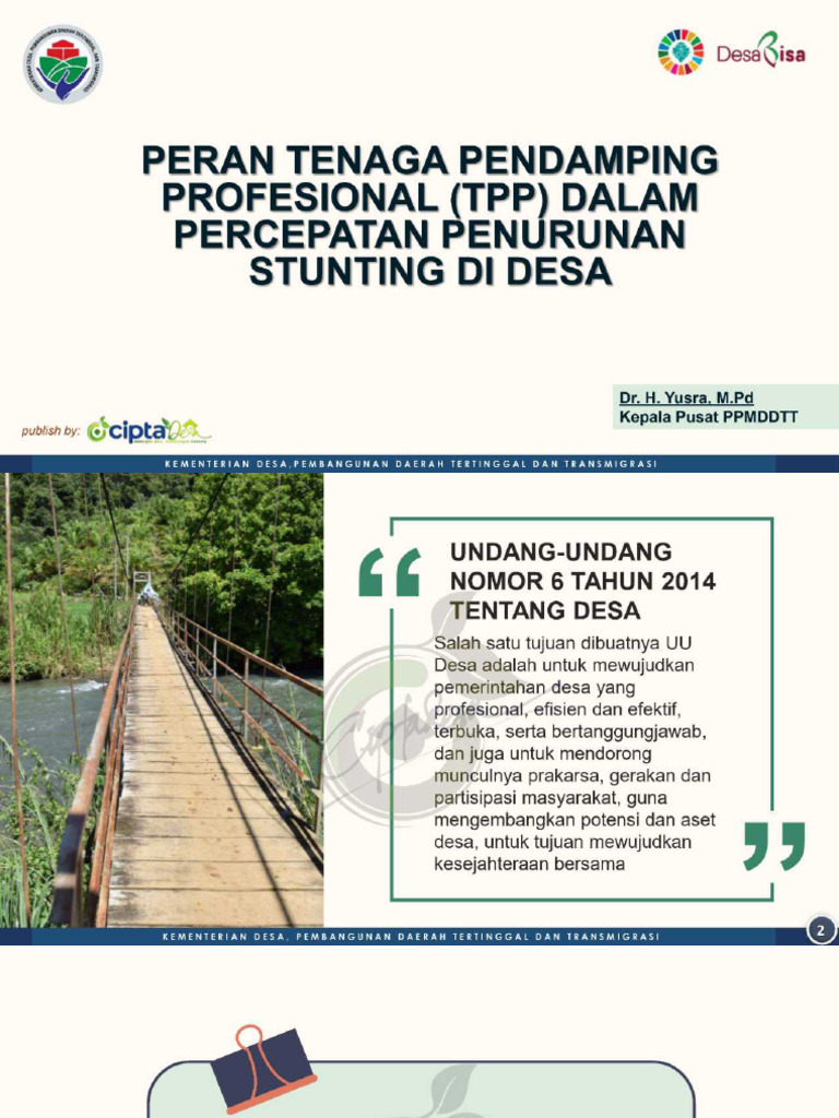 P3MD - Peran TPP Dalam Pencegahan Stunting | PDF