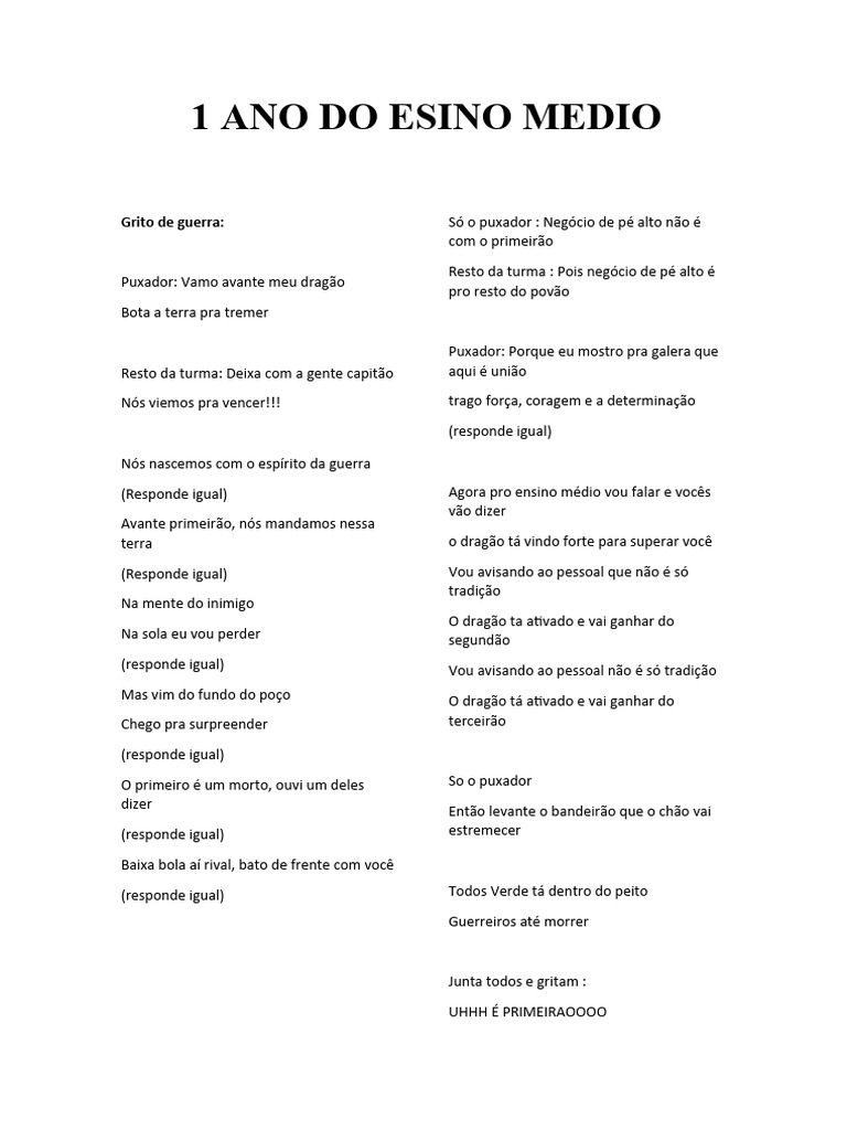 Roteiro Teatro Gincana 2.0 | PDF