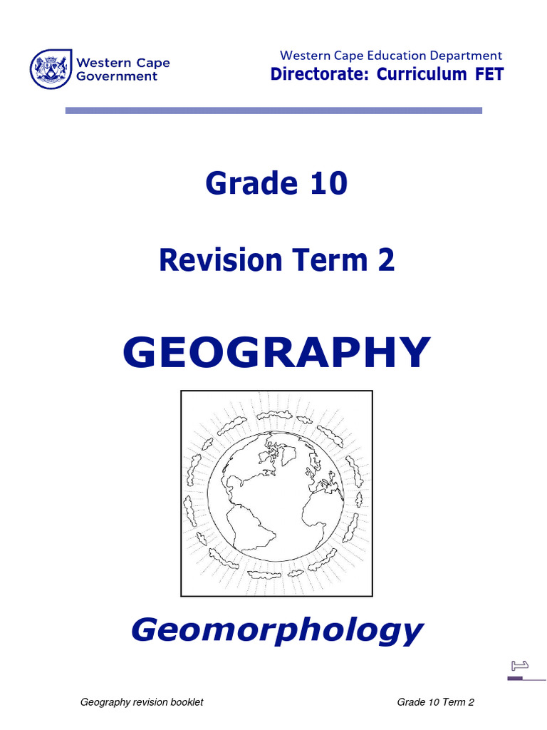 Grade 10 Geography Term 2 Revision Guide | PDF | Plate Tectonics ...