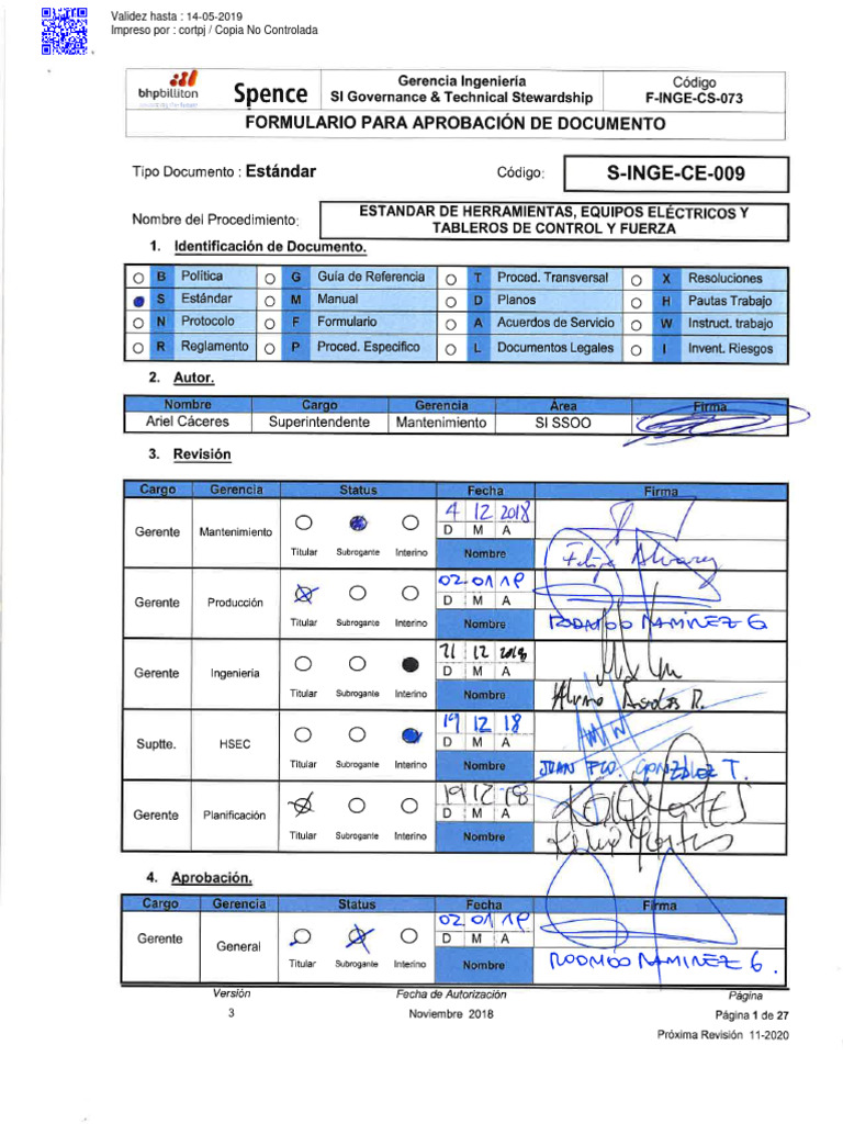 Documento No Controlado 2019 | PDF | Crecimiento personal y profesional | Finanzas y dinero