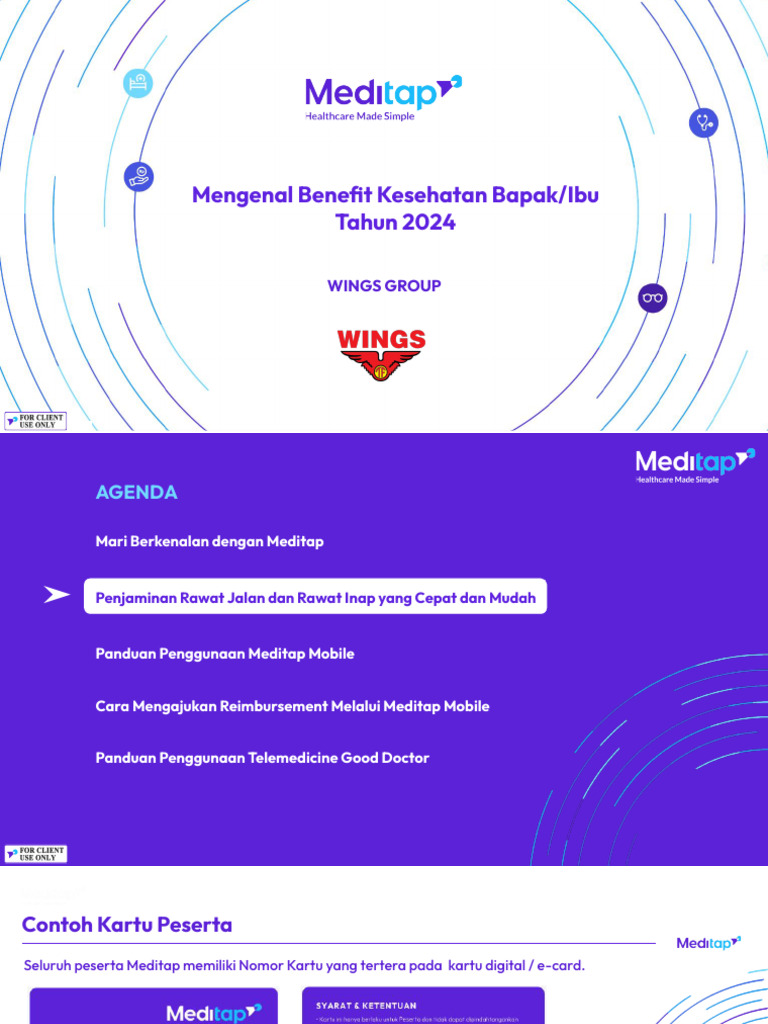 Panduan Aktivasi Akun Meditap Mobile Dan Penggunaan Meditap | PDF