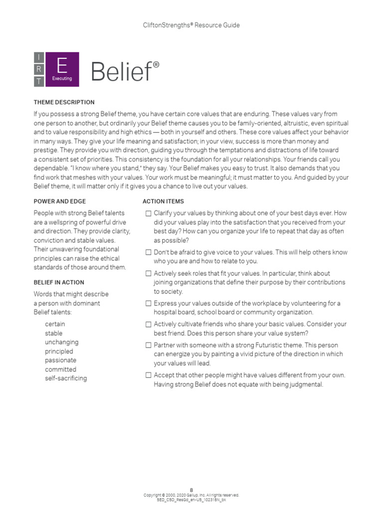 Belief | PDF | Behavioural Sciences | Psychological Concepts
