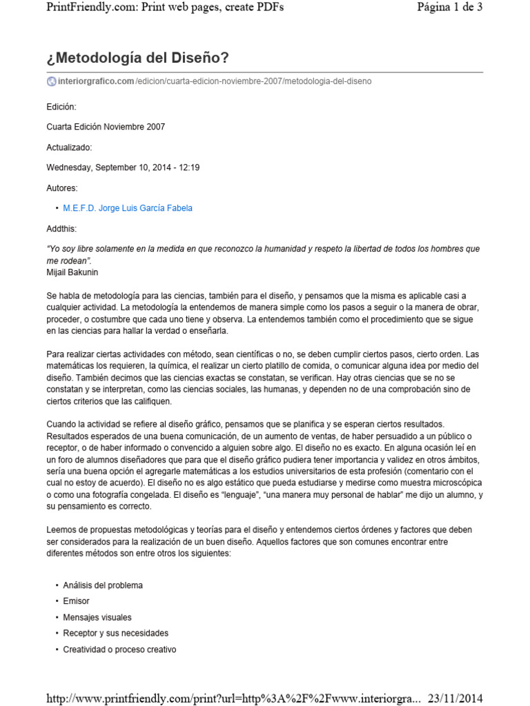 ¿Metodología Del Diseño?-Jorge Luis García Fabela | PDF | Diseño ...