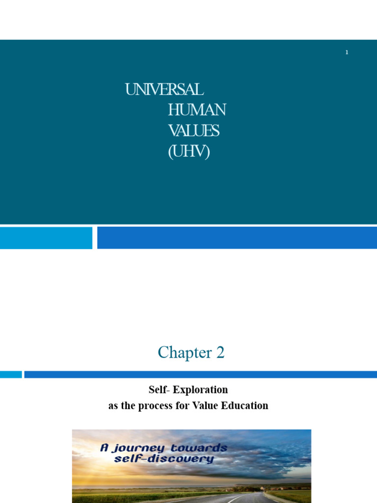 UHV Module-1 | PDF | Happiness | Existence