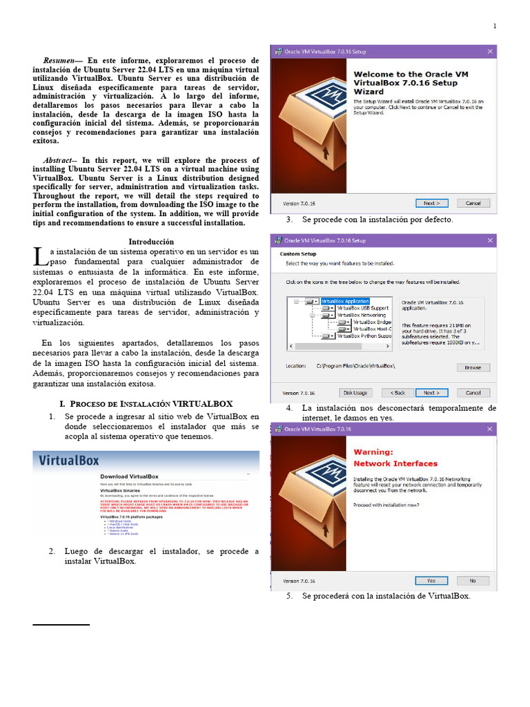Informe Ubuntu Server | PDF | Ciencias de la Computación | Arquitectura ...