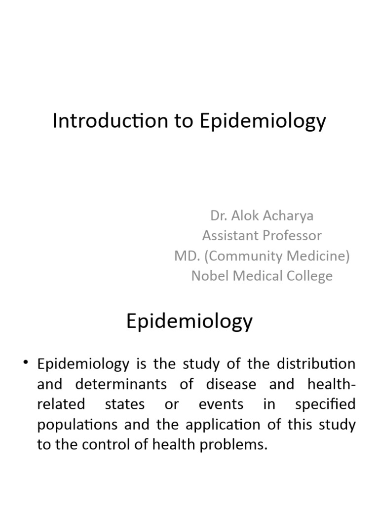BASIC MEASUREMENTS IN EPIDEMIOLOGY BSC Nursing | PDF | Epidemiology ...