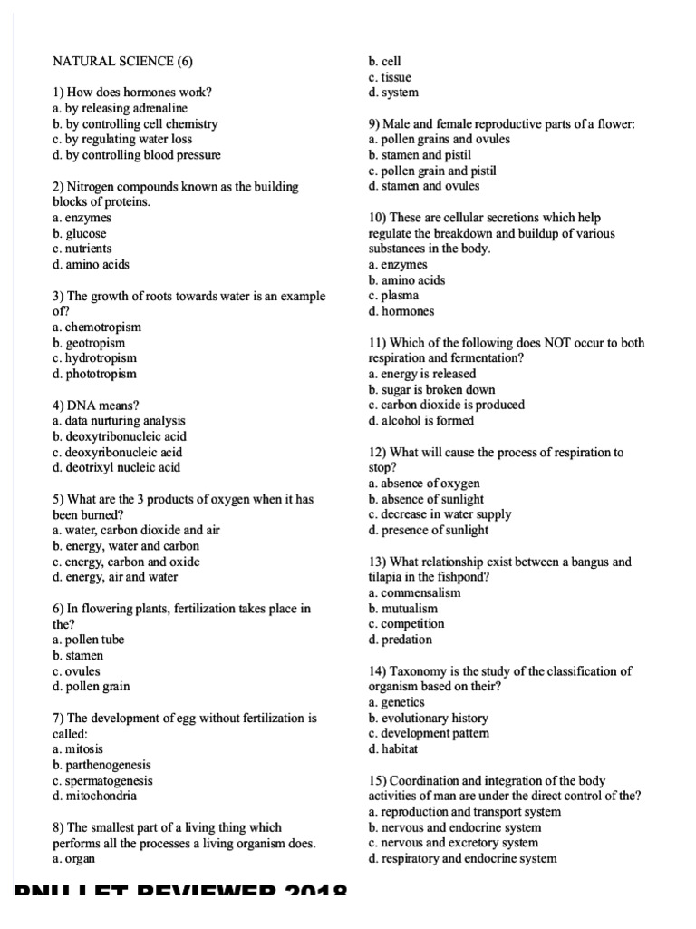 PNU LET Reviewer 2018 | PDF