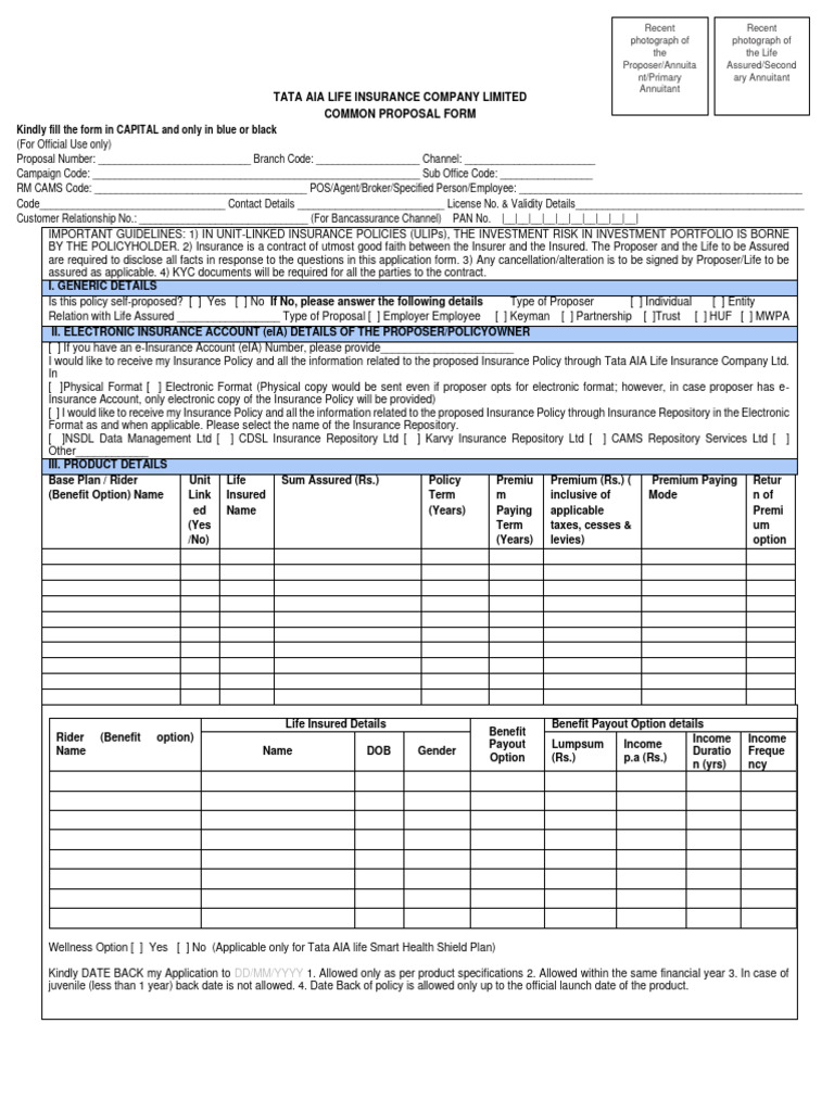 Smart Health Shield Plan Proposal Form 1 Nov 22 | PDF | Insurance | Cheque