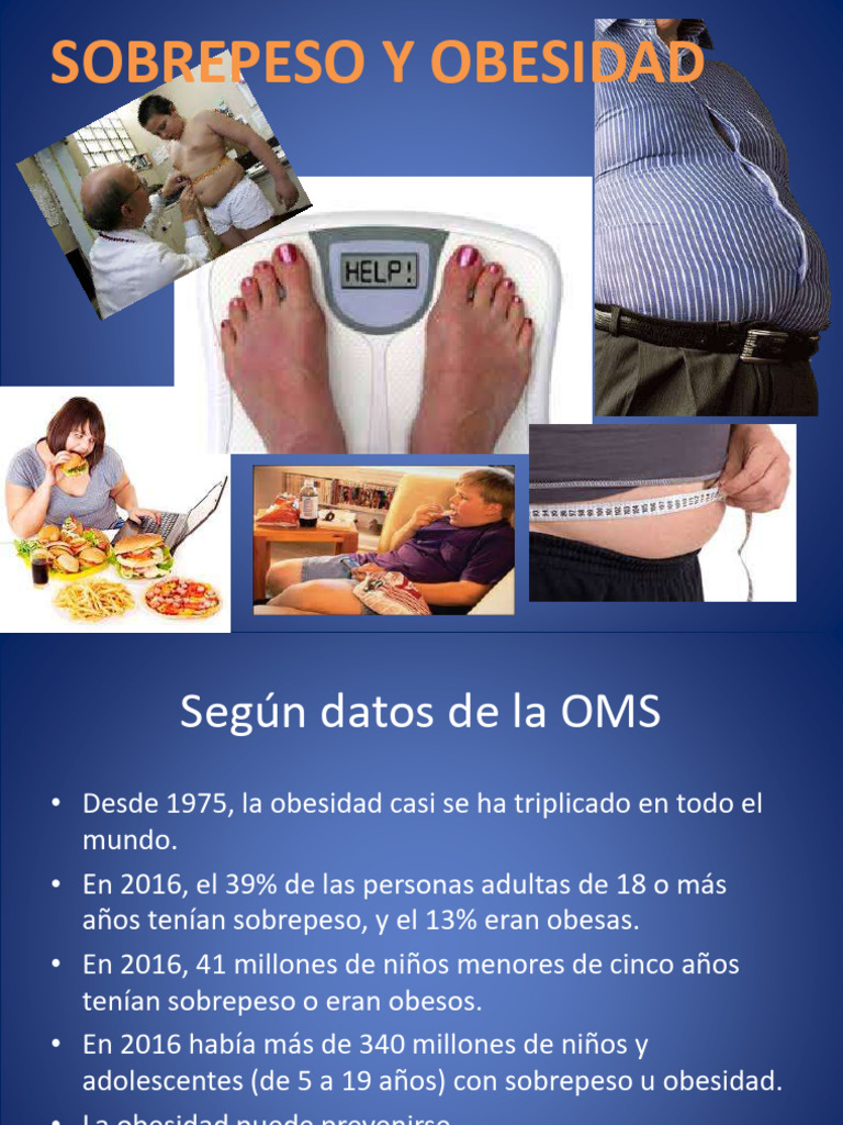 Obesidad Y Sobrepeso Pdf Obesidad Tejido Adiposo