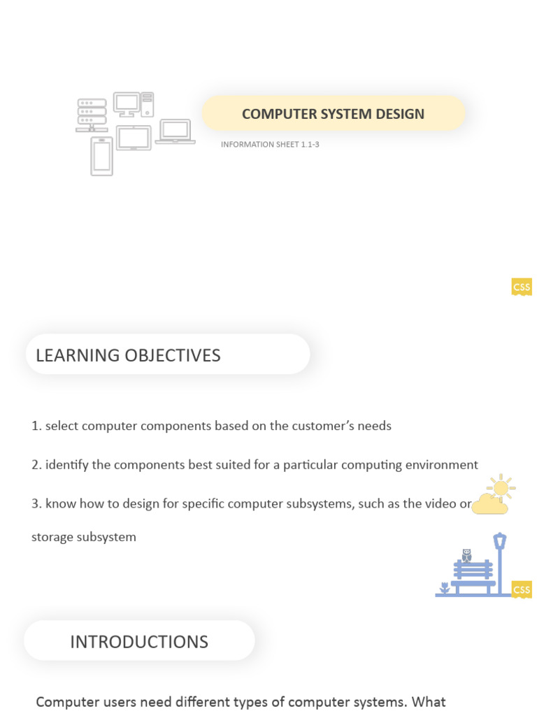 1.1-3 Computer System Design | PDF | Workstation | Virtualization
