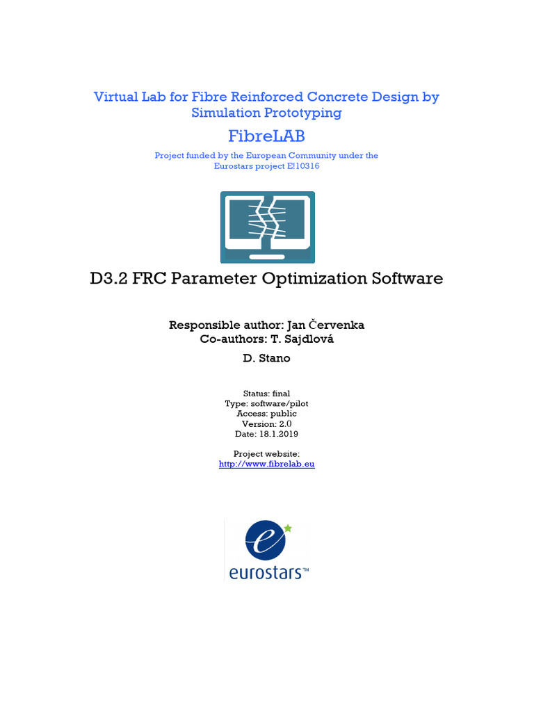 D3.2 FRC Parameter Optimization Software v2 | PDF | Fracture | Fracture ...