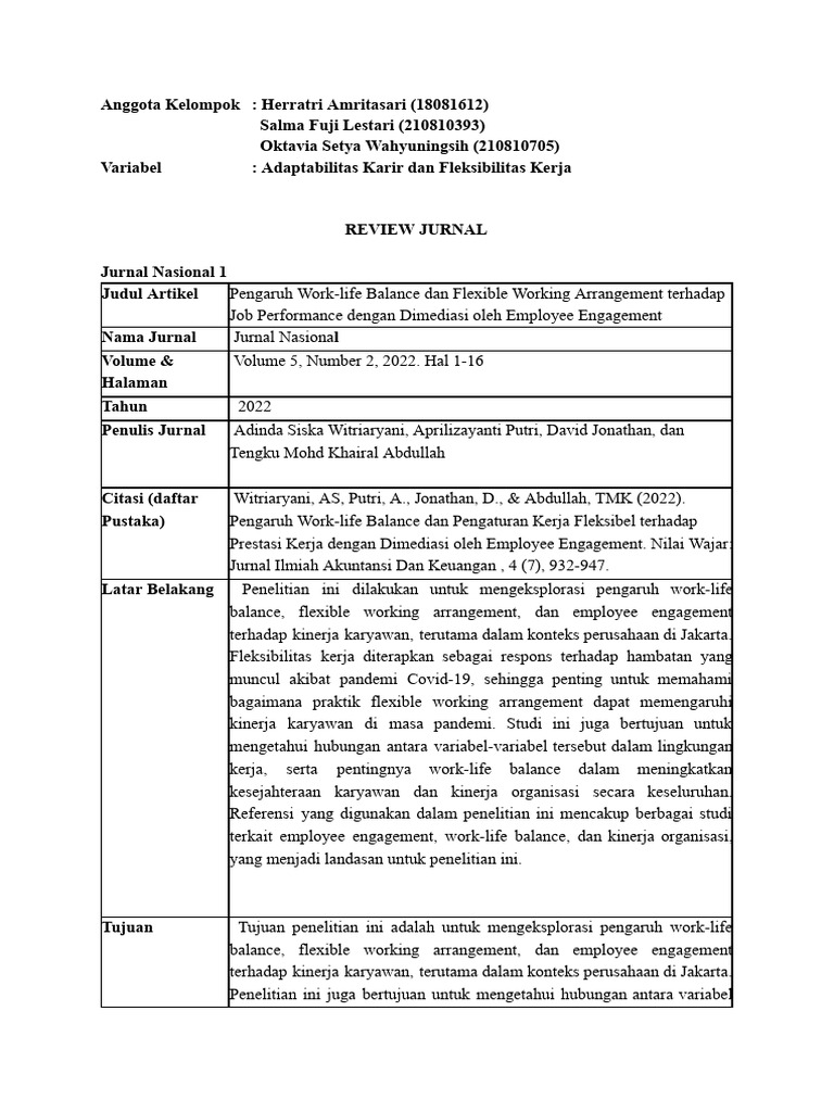 Tugas Mereview Jurnal | PDF