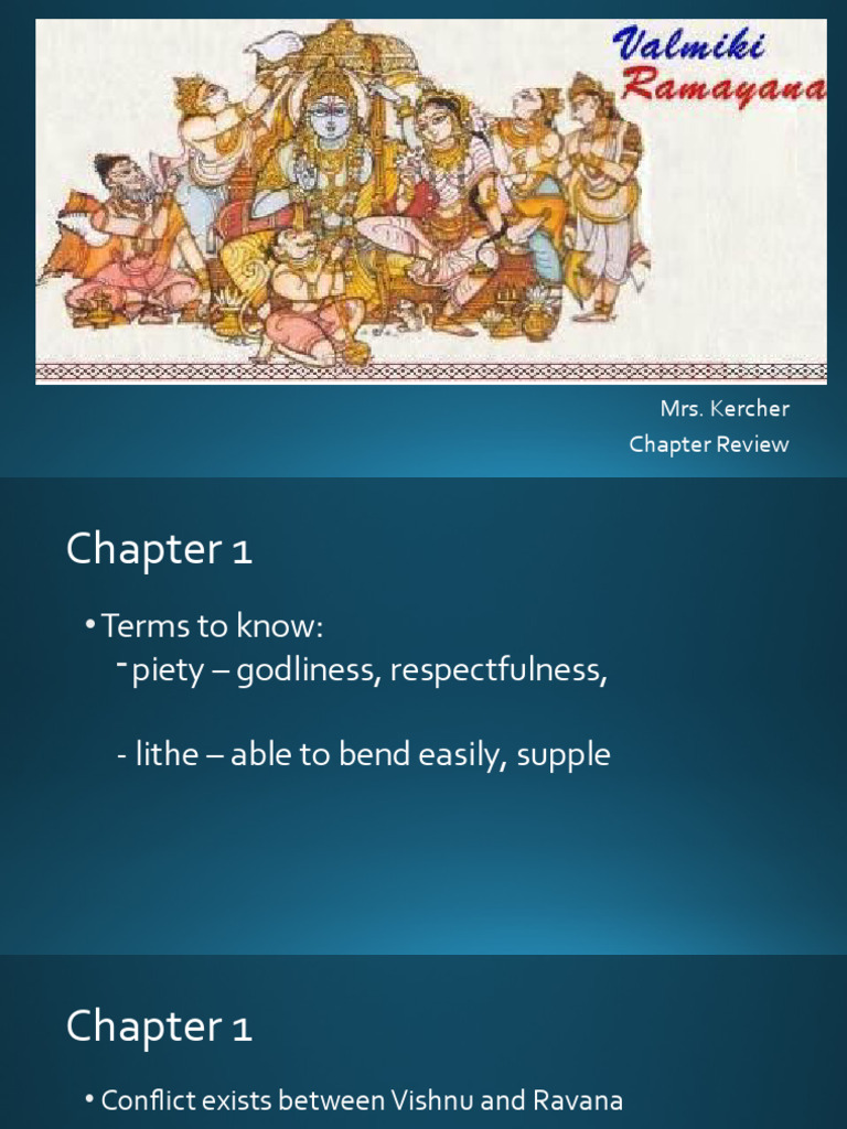 Ramayana Chapter Review Summary | PDF | Sita | Rama