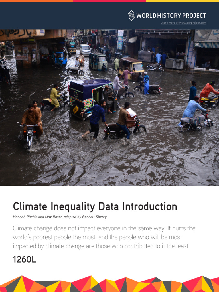 Climate Inequality and Emissions Analysis | PDF | Climate Change ...