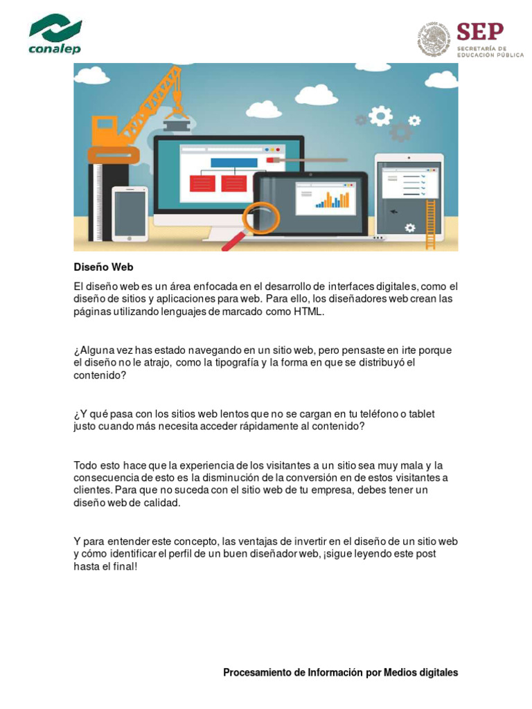 Diseño Web | PDF | HTML | Hipertexto