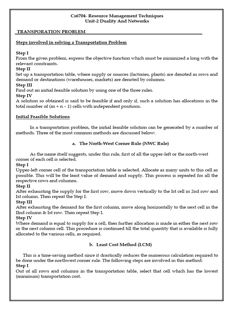 Unit-2 RMT | PDF | Mathematical Optimization | Algorithms