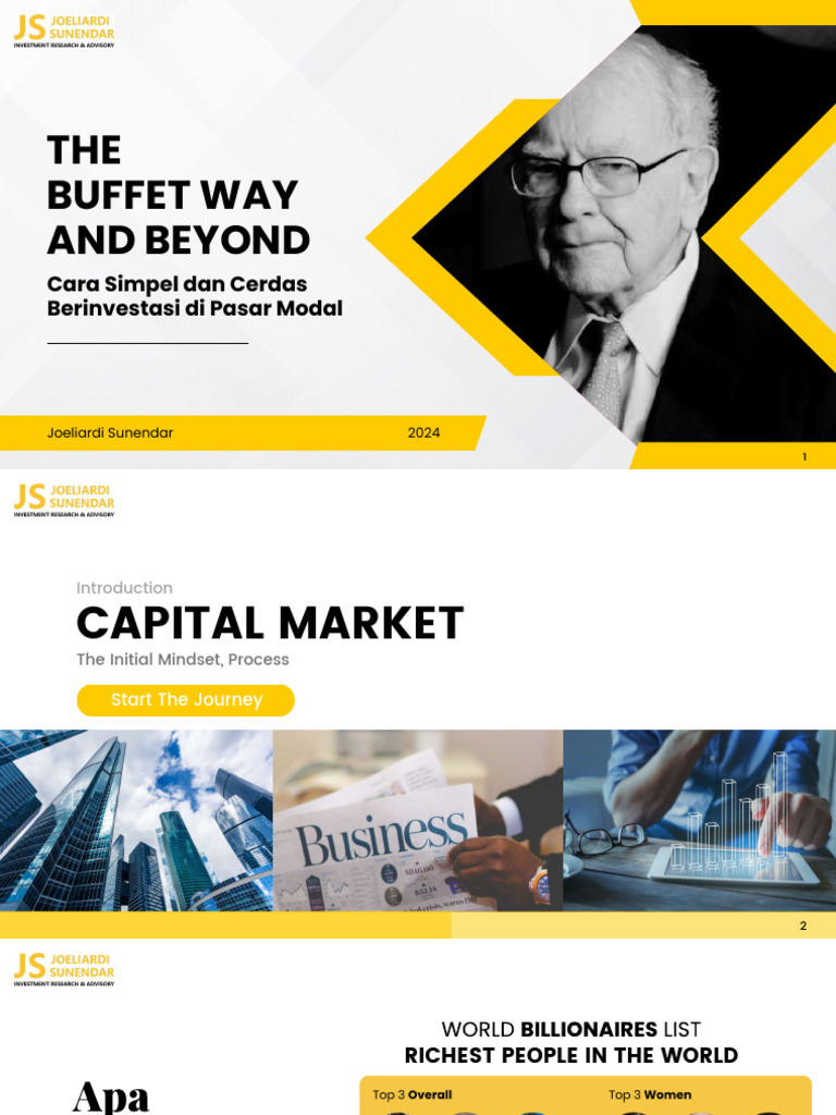 The Buffet Way and Beyond - 2024 | PDF