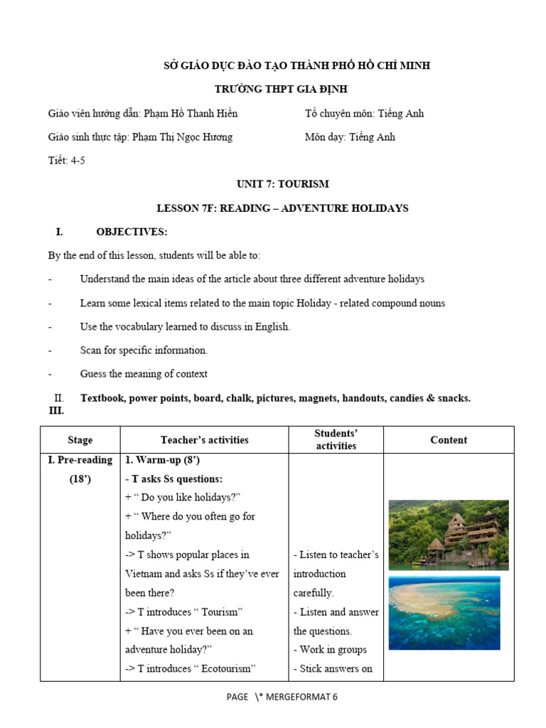 Lesson Plan Unit 7 Lesson 7F READING | PDF | Language Arts & Discipline