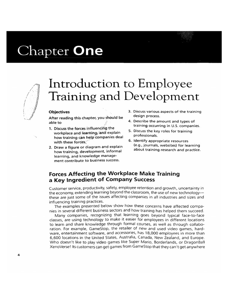 Chapter 1- Introduction to Employee Training and Development | Download ...