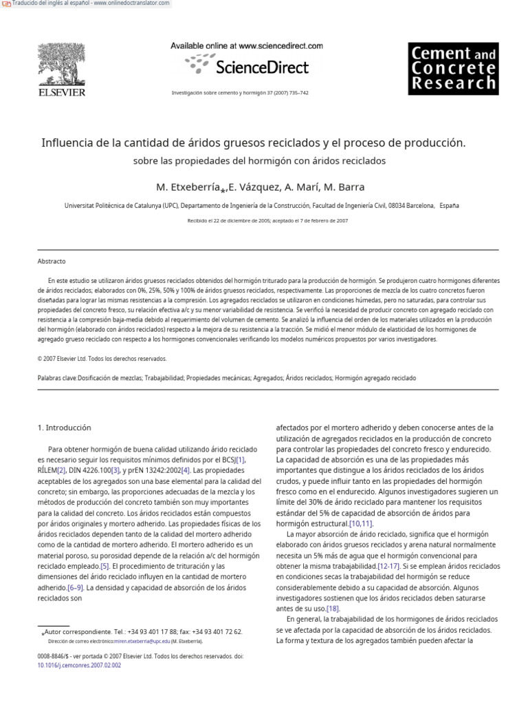 Influence of Amount of Recycled Coarse Aggregates and Production ...