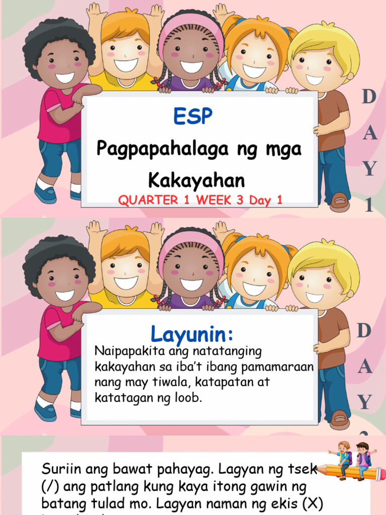 ESP 3 - Q1 - Week 3 | PDF