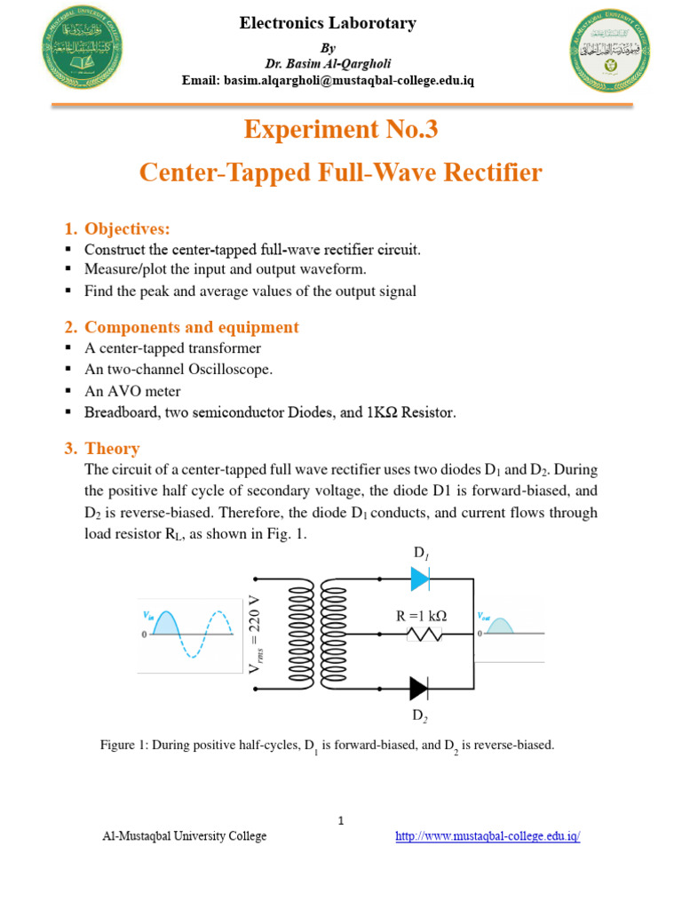 MUCLecture 2024 11411910 | PDF | Rectifier | Diode