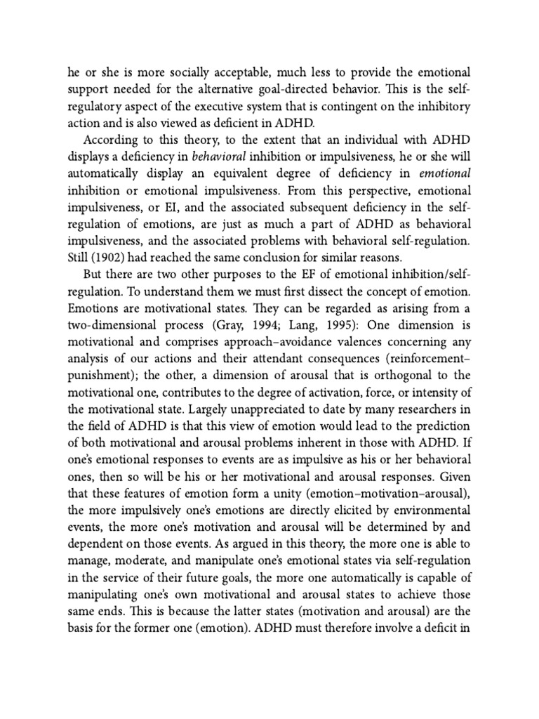 Russell Barkley Adhd 3 | PDF | Attention Deficit Hyperactivity Disorder ...
