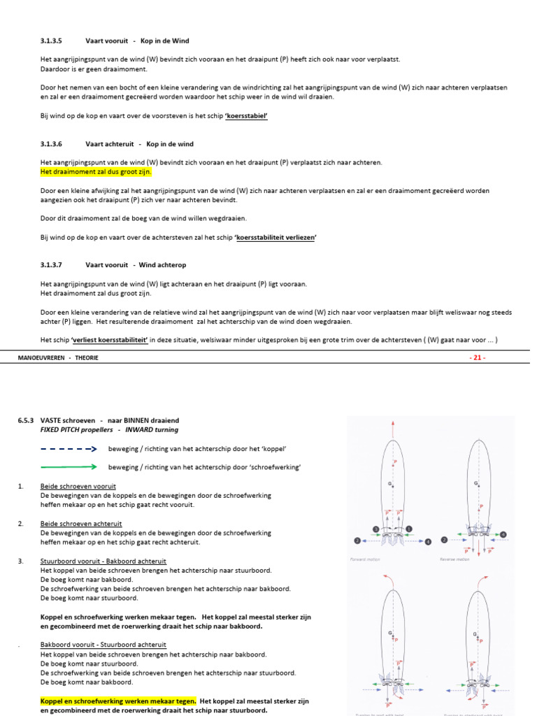 Manoeuvreren - Theorie - Cursus - MW - 2018-11-01 - CORRECTIES | PDF