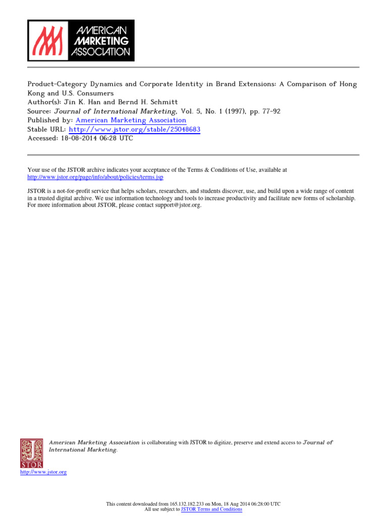 Article 7 - JIM Product Category Dynamics and Corporate Identity in ...