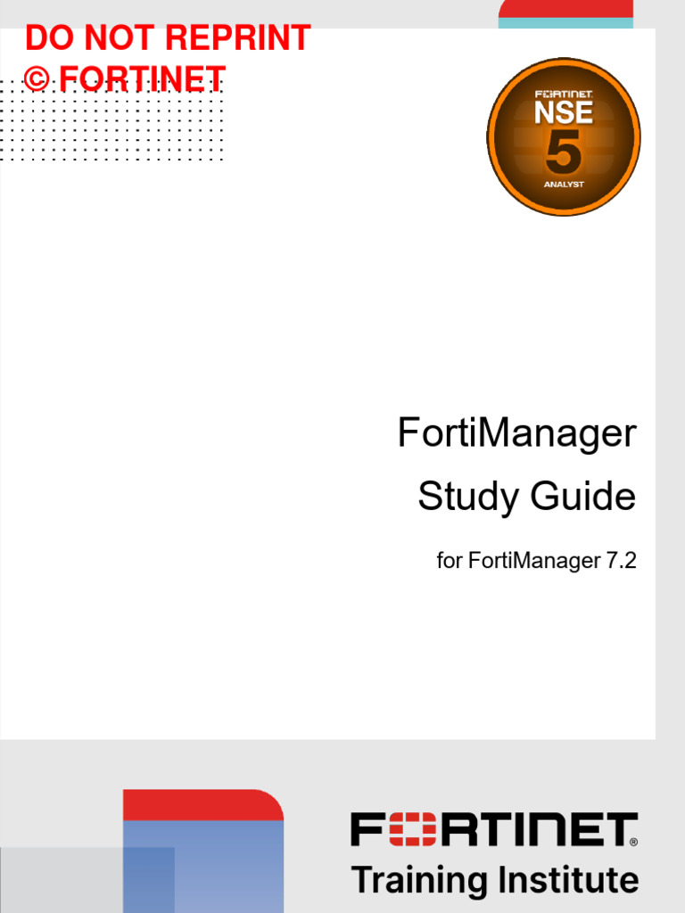 Fortinet Fortimanager Study Guide For Fortimanager 72 | PDF | Port (Computer Networking) | Ip ...