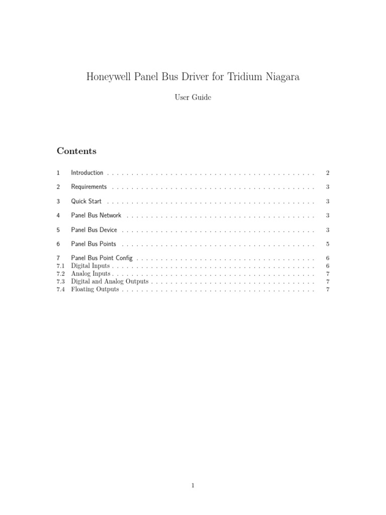 Panel Bus | PDF | Analogue Electronics | Parameter (Computer Programming)