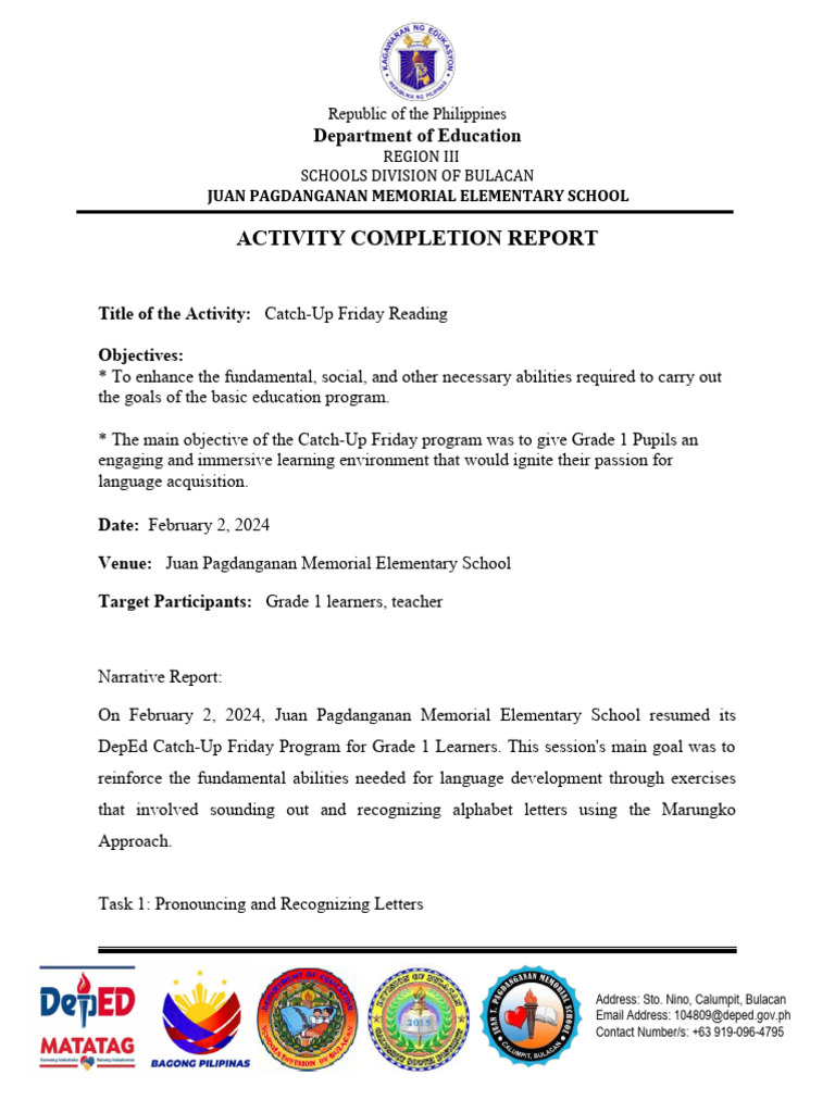 ACR - 2nd Week | PDF | Learning | Language Development