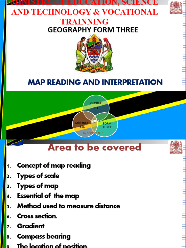 Map-Reading and Interpretation 1 | PDF | Compass | Map