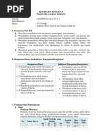 Instrumen Penilaian PAI Kelas 4 Semester 2 TP. 2024 - 2025 | PDF