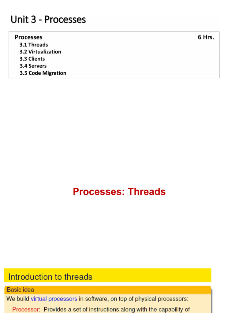 Unit 03 Processes Pdf Server Computing Port Computer Networking