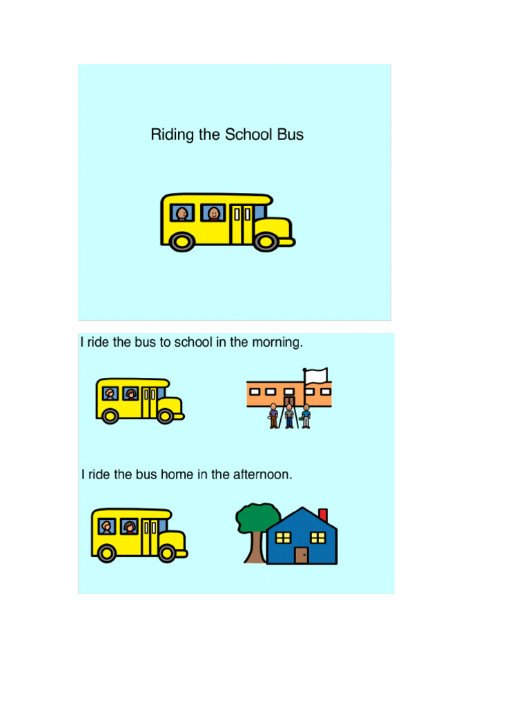 MD Riding Bus Social Story | PDF