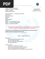Model UN Position Paper Guide | PDF | Globalization | International ...