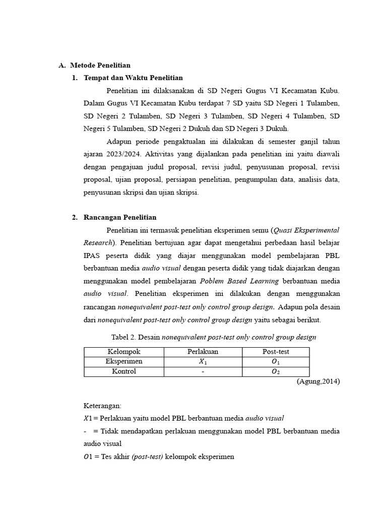 Penelitian PBL Media Audio Visual di SD | PDF