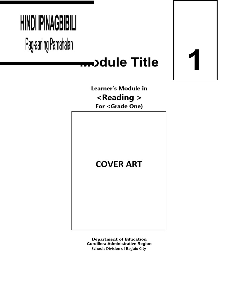 MODULE MARCHAN- english grade 3 | PDF | Learning | Cognition