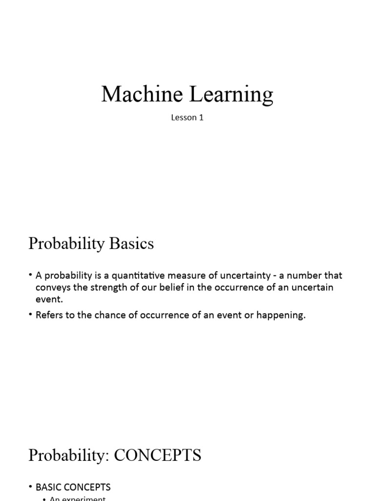Probability & Sample space | Download Free PDF | Probability | Probability Theory