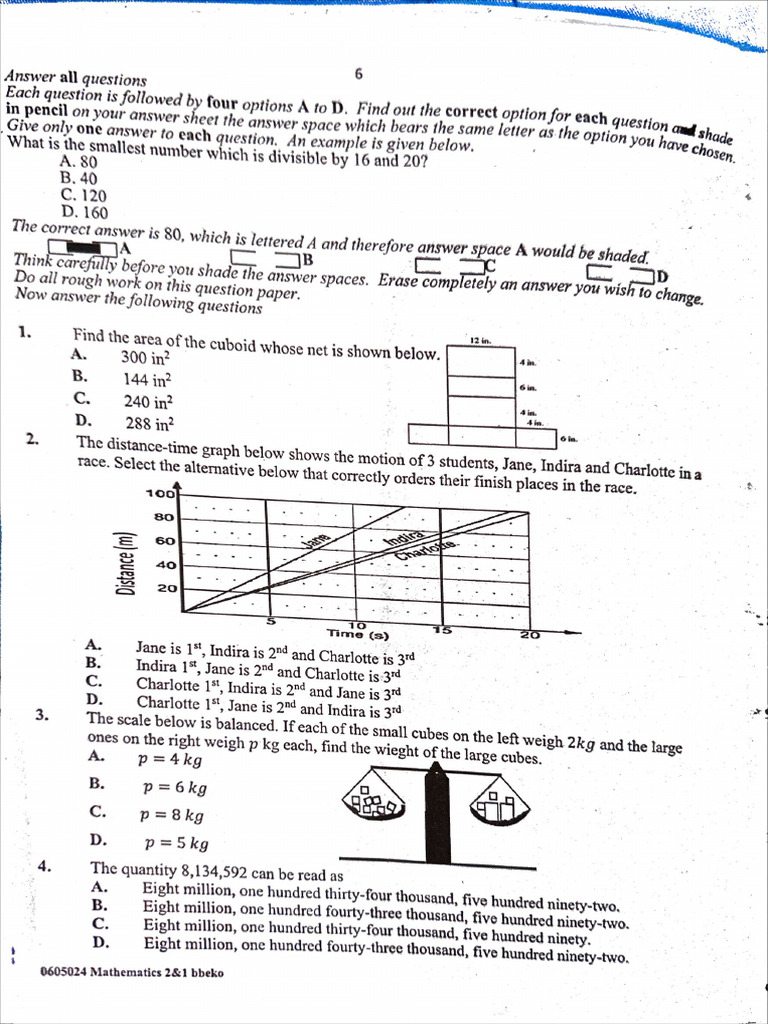 Mathematics best brain mock may 2024 Objectives questions | PDF Mathematics best brain mock may 2024 Objectives questions | PDF