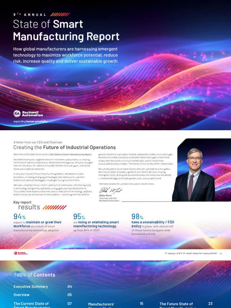 2024 Smart Manufacturing Insights Report | PDF | Computer Security ...