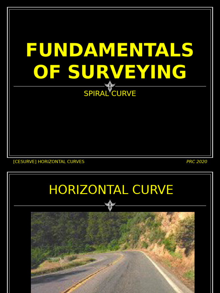[CESURVE] Mod 10a Spiral Curve | Download Free PDF | Angle | Tangent