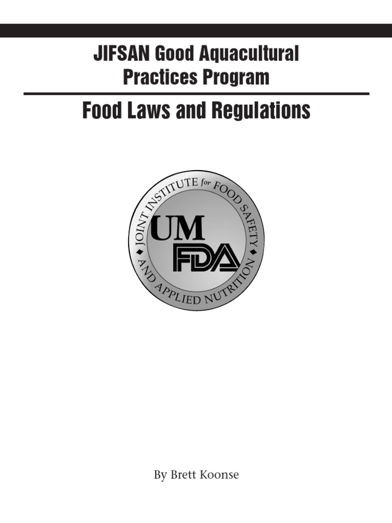10 GAqPs Manual Food Law1 | PDF | Food Safety