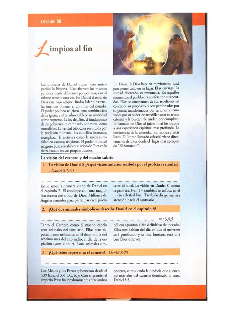 Lección 08 Libro de Daniel | PDF