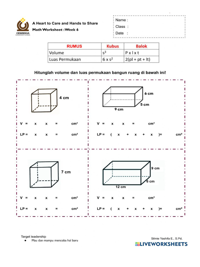 LP Balok Kubus | PDF