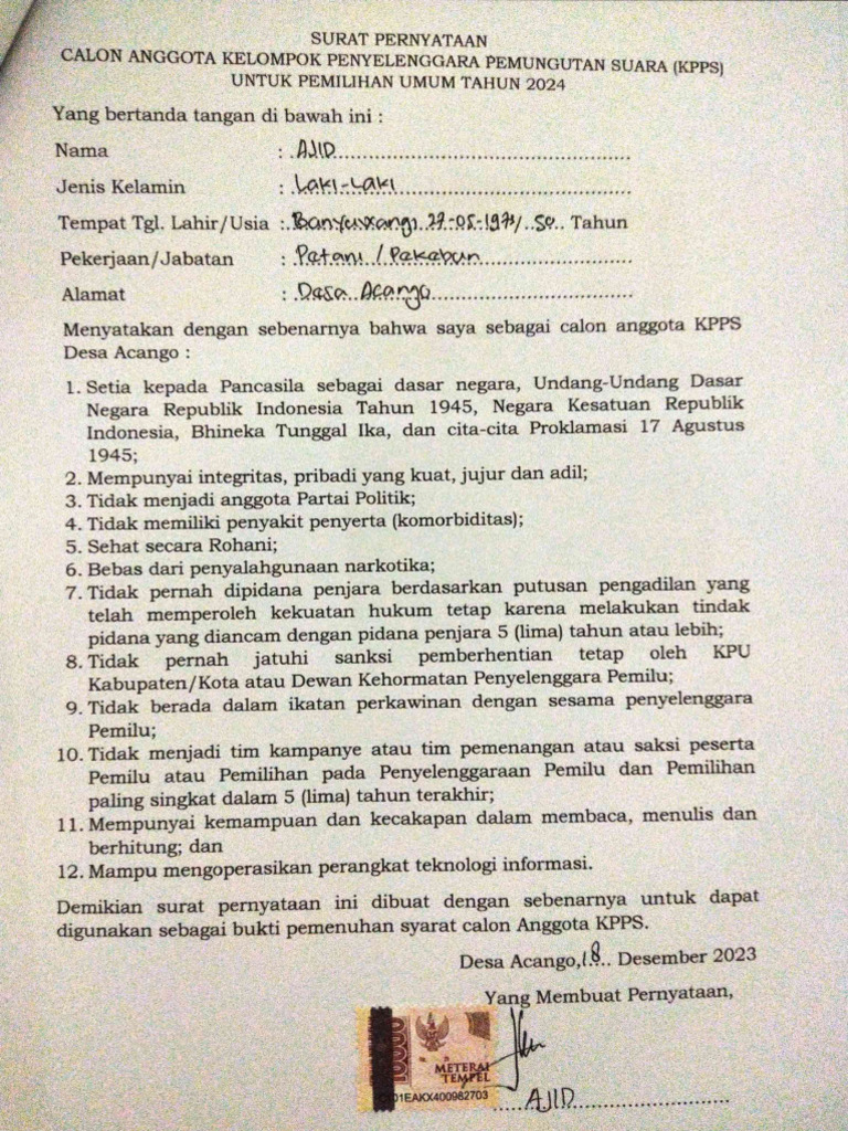 Ajid Surat Pernyataan 06-Jan-2024 22-54-53 | PDF